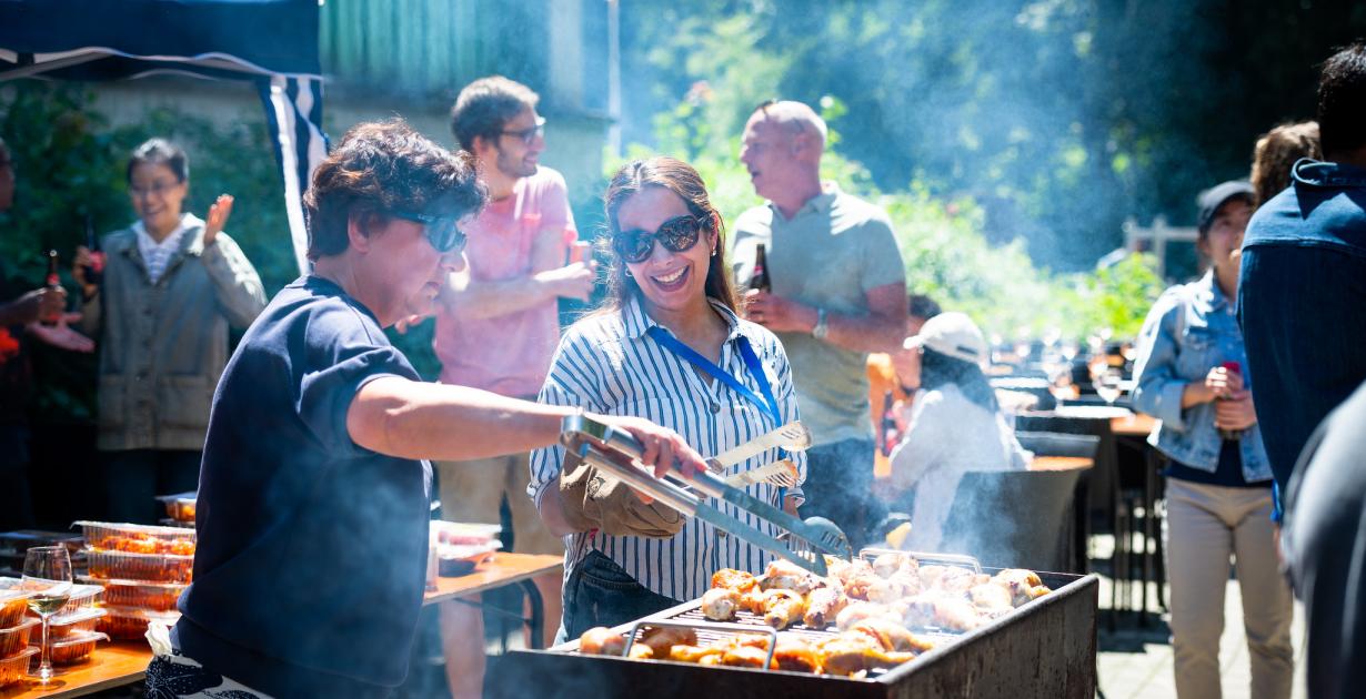 Campfire and BBQ zones on campus | Vrije Universiteit Brussel